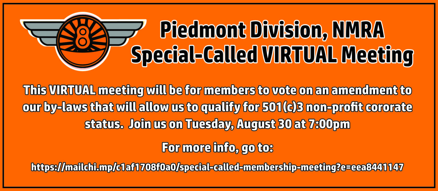 Special Division Meeting - Piedmont Division